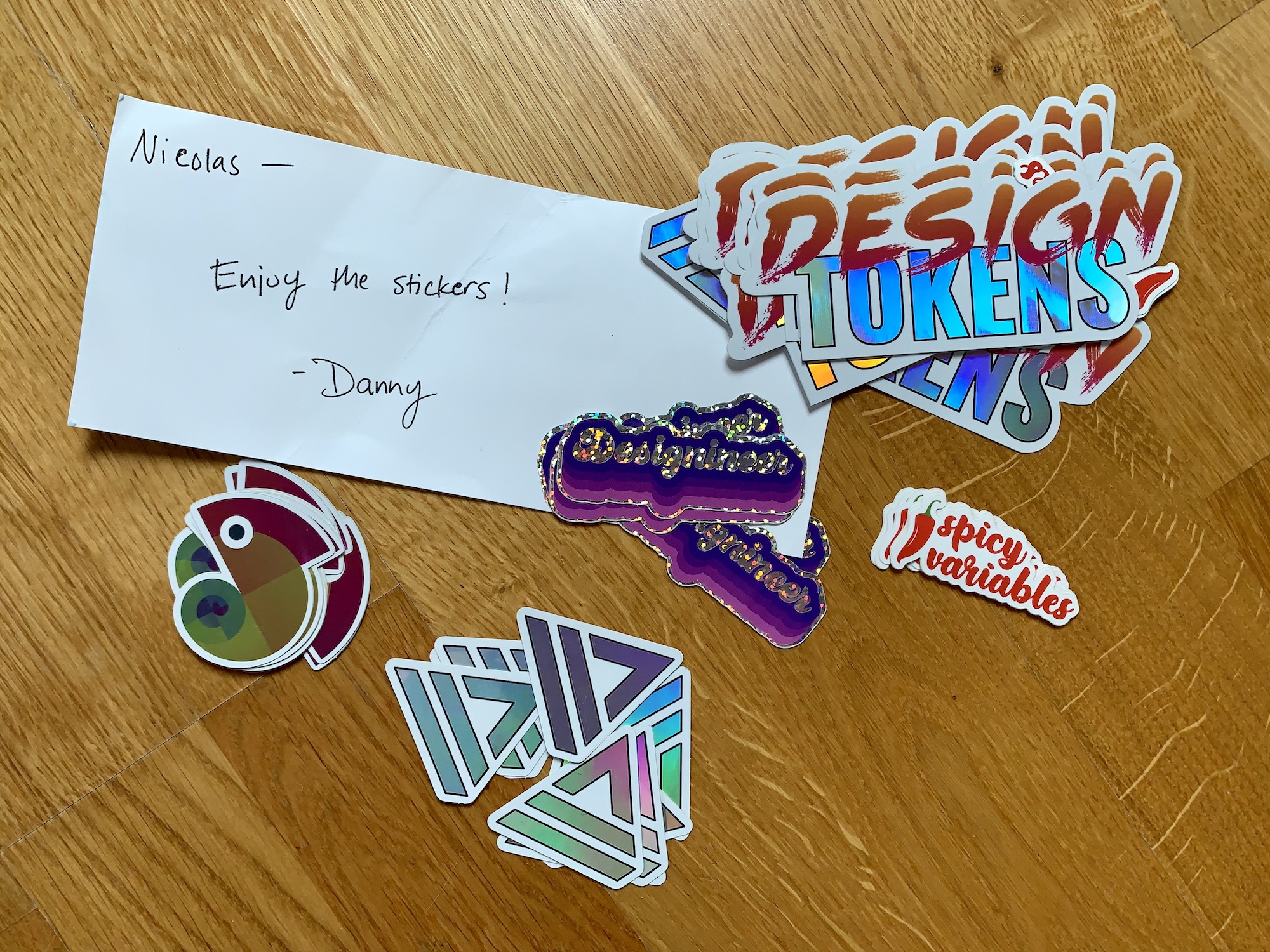 Note: Oooh, thanks a lot @dbanksDesign for these… - Nicolas Hoizey